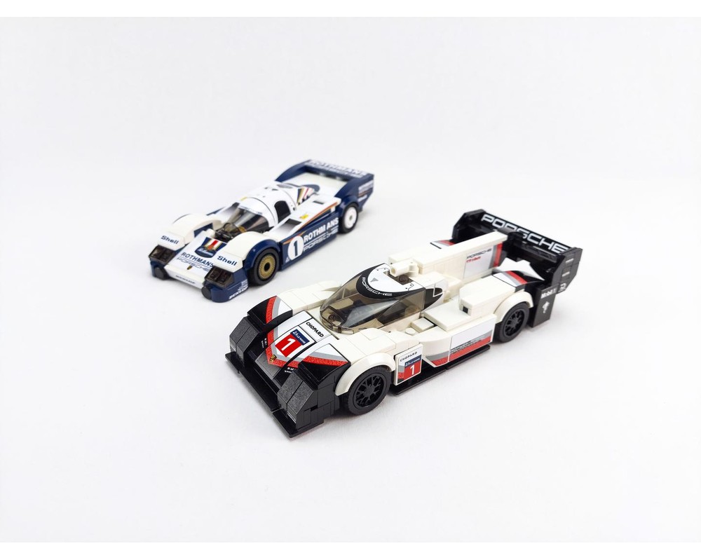 Lego Moc Porsche 919 Hybrid Evo And 919 Tribute V3 By Sfhbricks