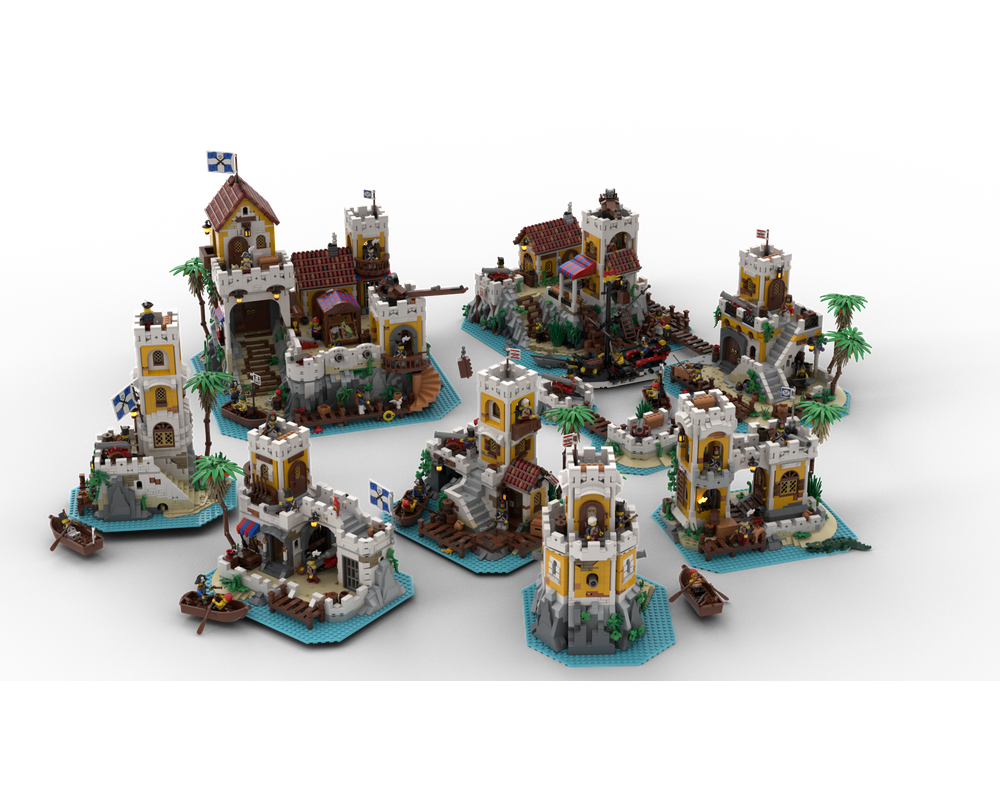 Lego Moc Pirates Imperial Bundle Remake Of 7 Sets By Legatoflegion