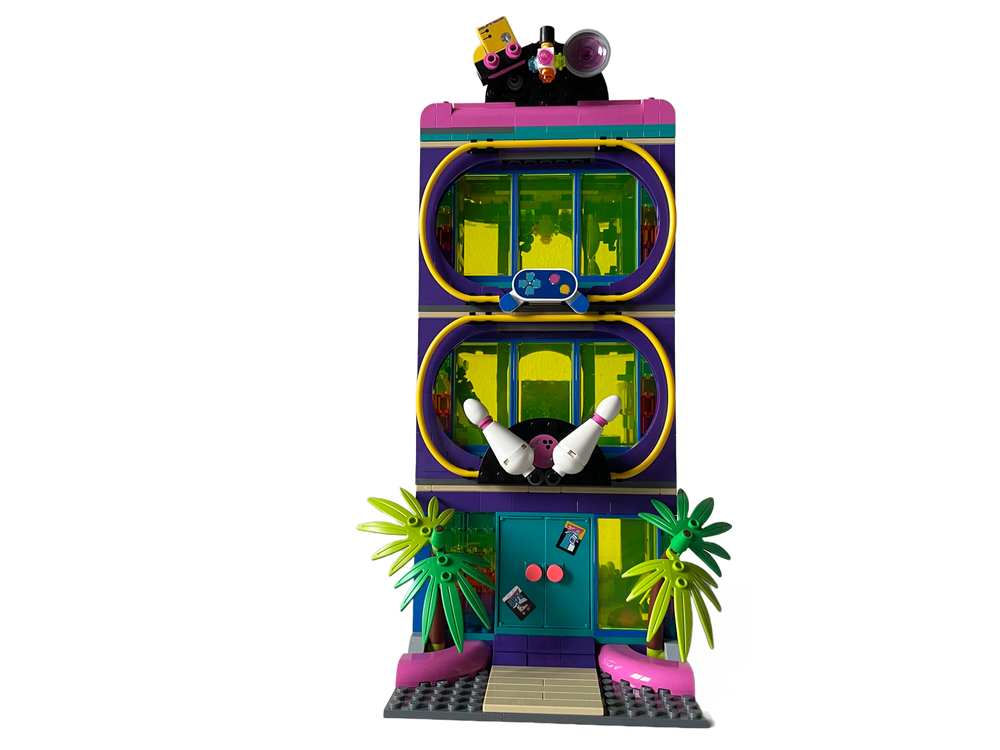 Lego Moc Roller Disco Arcade 3 Storey Modular Alternate Build 2x41708