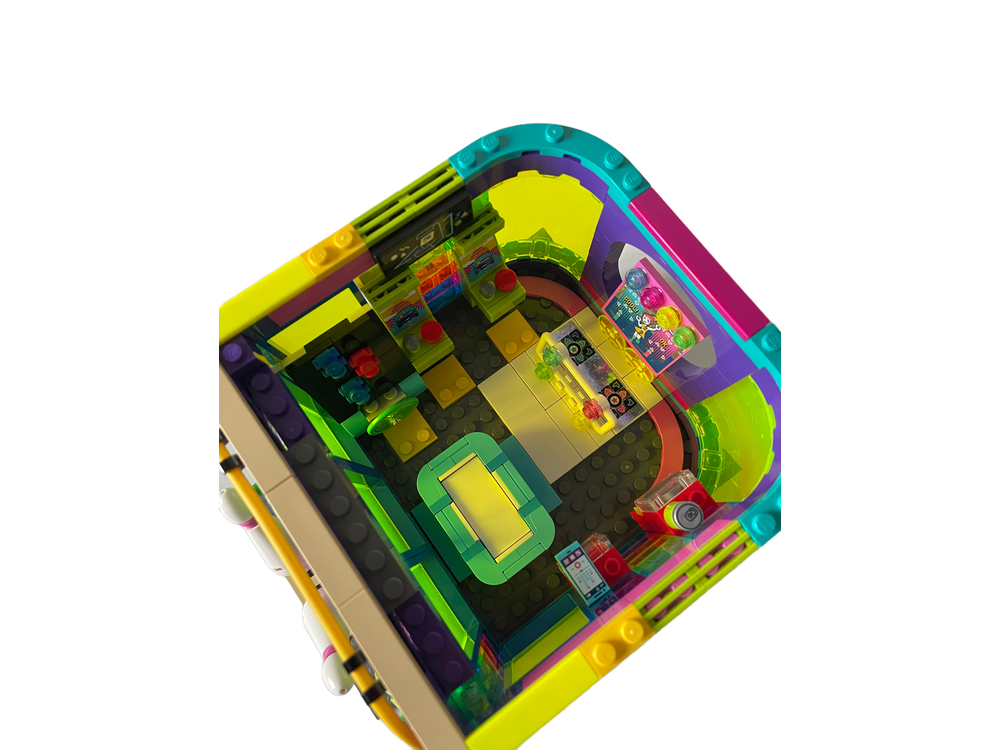 Lego Moc Roller Disco Arcade 3 Storey Modular Alternate Build 2x41708