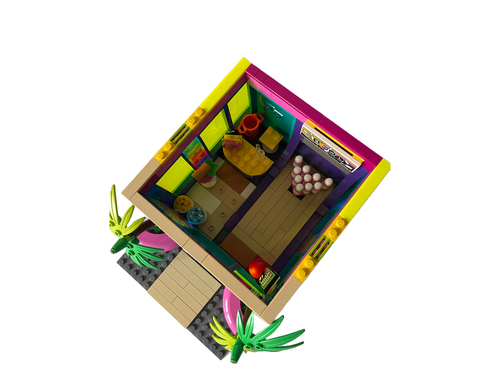 Lego Moc Roller Disco Arcade 3 Storey Modular Alternate Build 2x41708