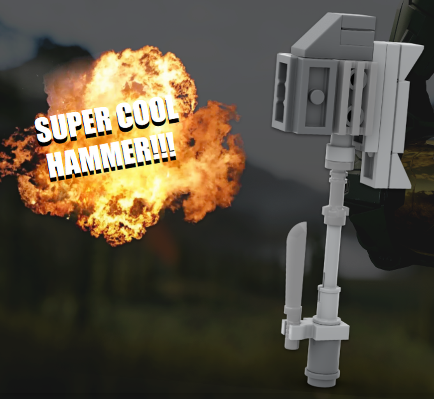 LEGO MOC Super awesome and cool gravity hammer by Eddies Mocs ...