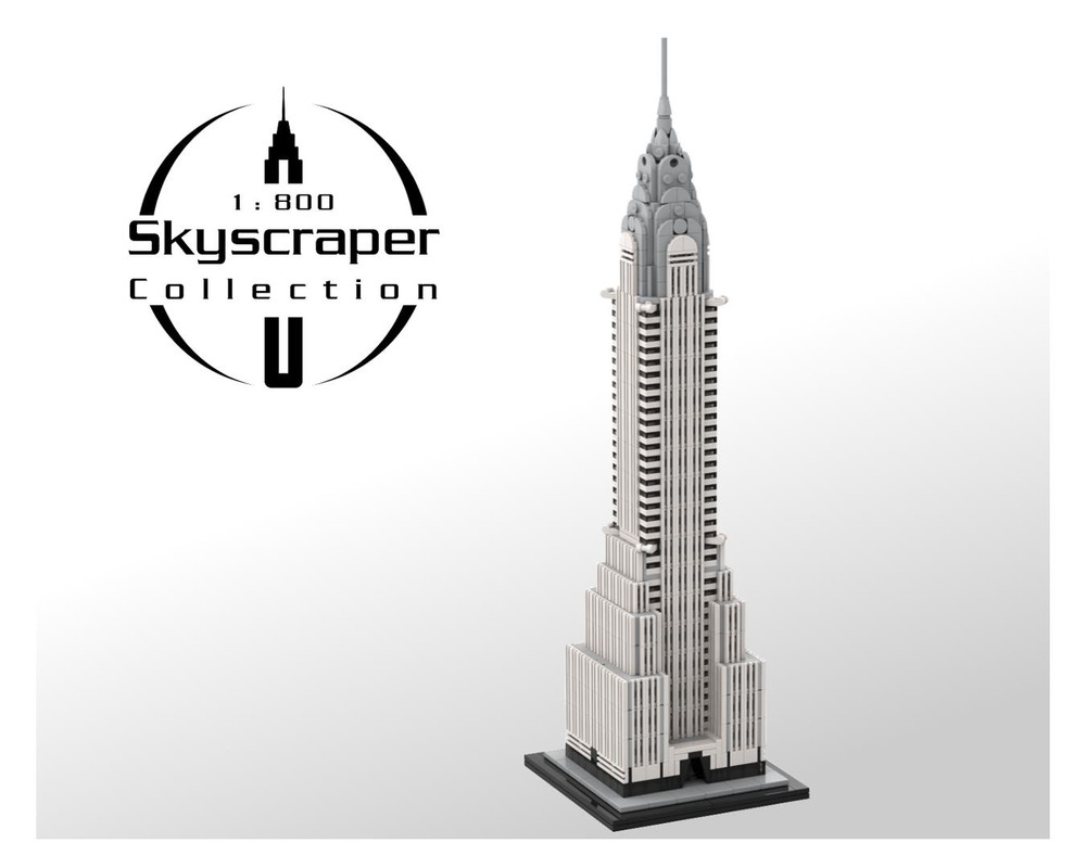 LEGO MOC Chrysler Building 1:800 Scale by SPBrix | Rebrickable - Build ...