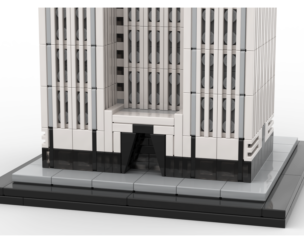 LEGO MOC Chrysler Building 1:800 Scale by SPBrix | Rebrickable - Build ...