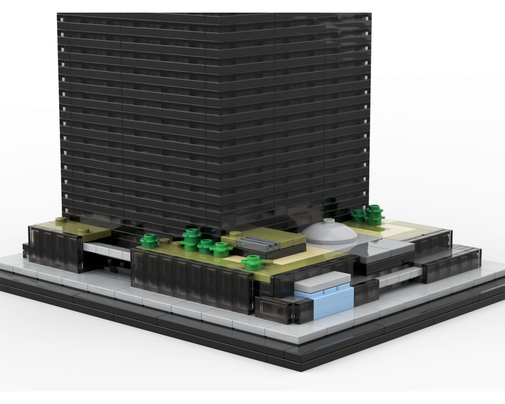 LEGO MOC Willis Tower (Sears Tower) 1:800 Scale by SPBrix | Rebrickable ...