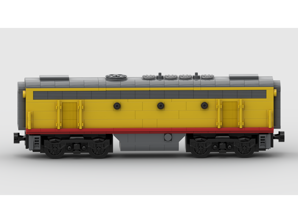 LEGO MOC Union Pacific EMD F7 by BuMu | Rebrickable - Build with LEGO