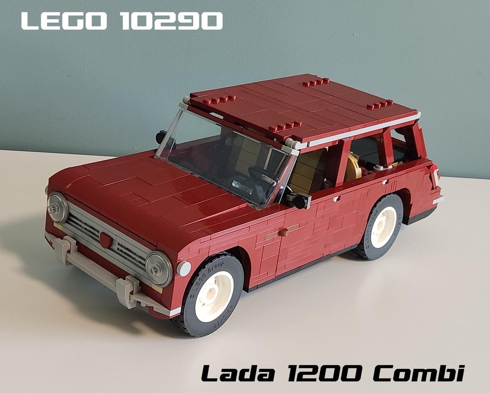 LEGO MOC 10290 Lada 1200 Combi by Kirvet | Rebrickable - Build with LEGO