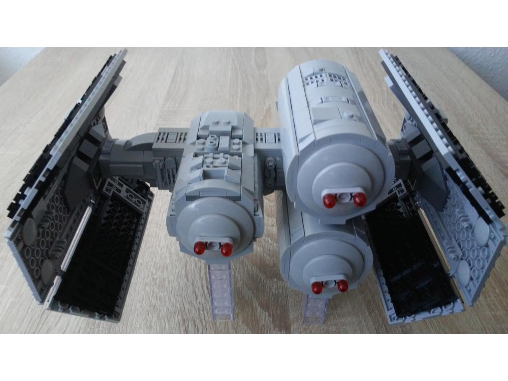 Lego Moc Tie Heavy Bomber By Fabian2 Rebrickable Build With Lego