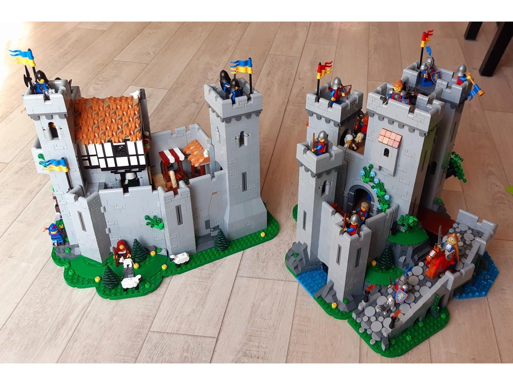 LEGO MOC Fortified outpost (compatible with 10305) by Campistron ...