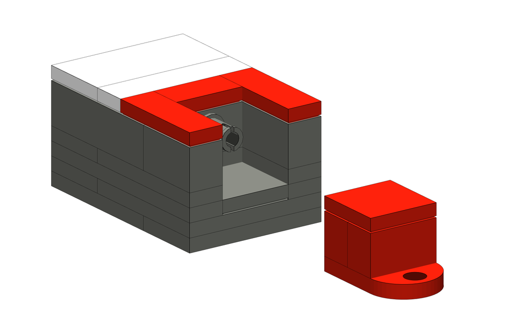LEGO MOC Lego keychain with keychain holder by wiN4t | Rebrickable ...
