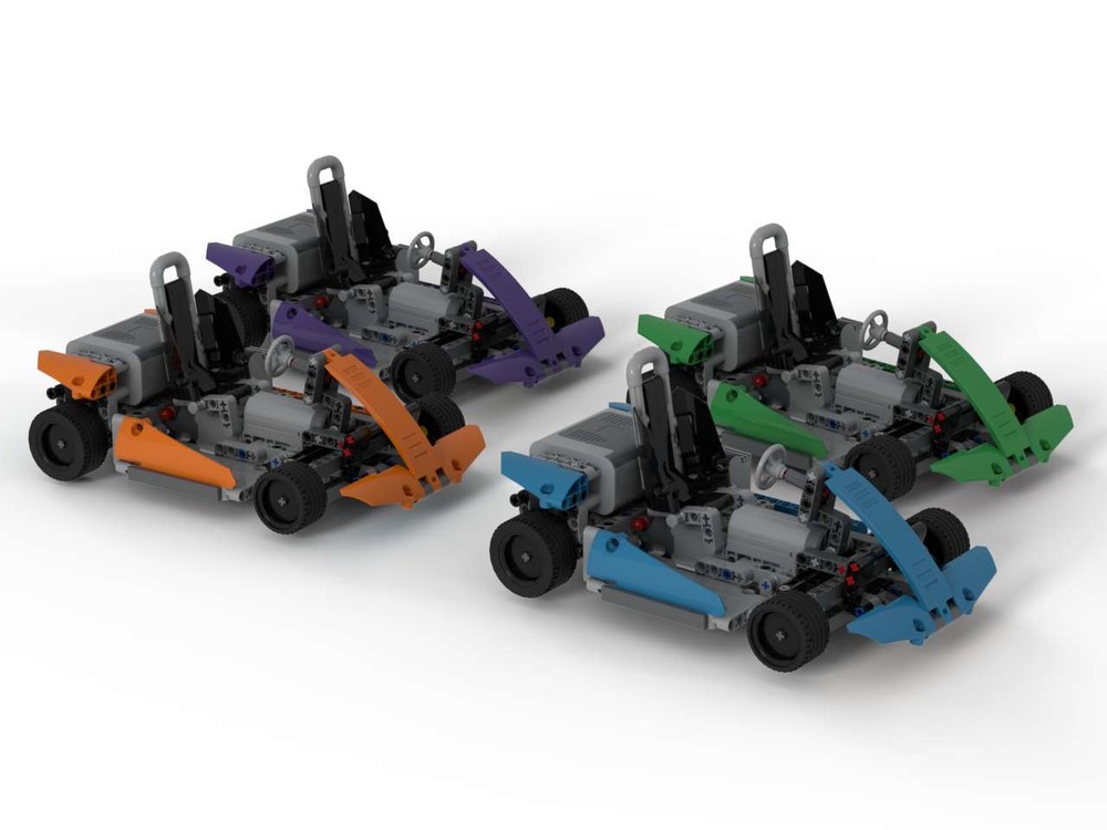 Lego Moc Pf Rc Kart By Ironmax Rebrickable Build With Lego