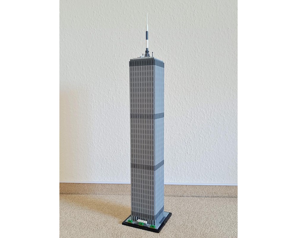 LEGO MOC World Trade Center 1:800 Scale (North Tower) by SPBrix ...