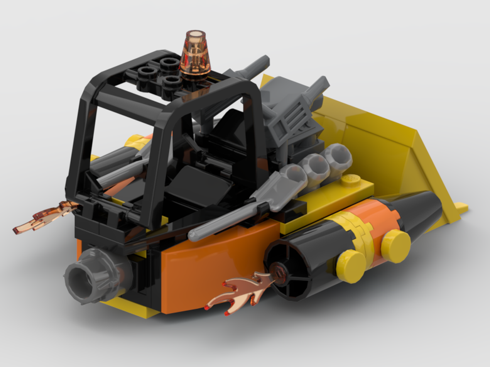 LEGO MOC The spaceship of worksite by The Crazy Brick | Rebrickable ...