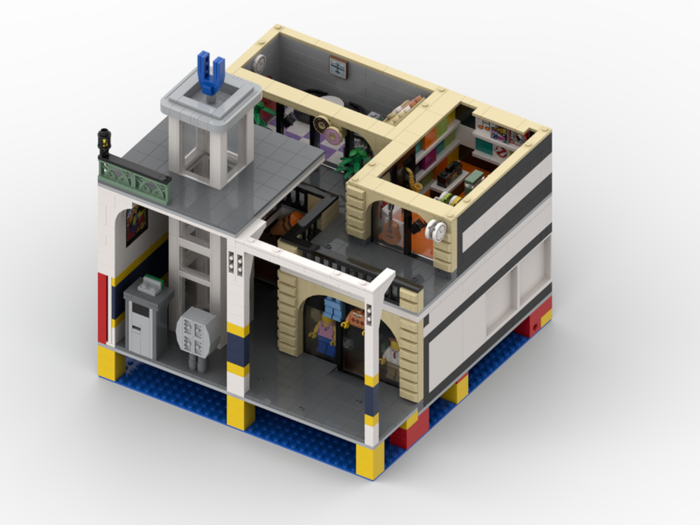 Lego Moc Underground Station Module 3 By Legofan21 Rebrickable