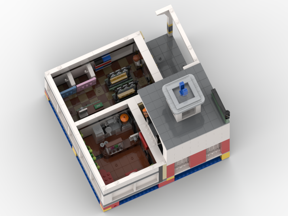 Lego Moc Underground Station Module 3 By Legofan21 Rebrickable