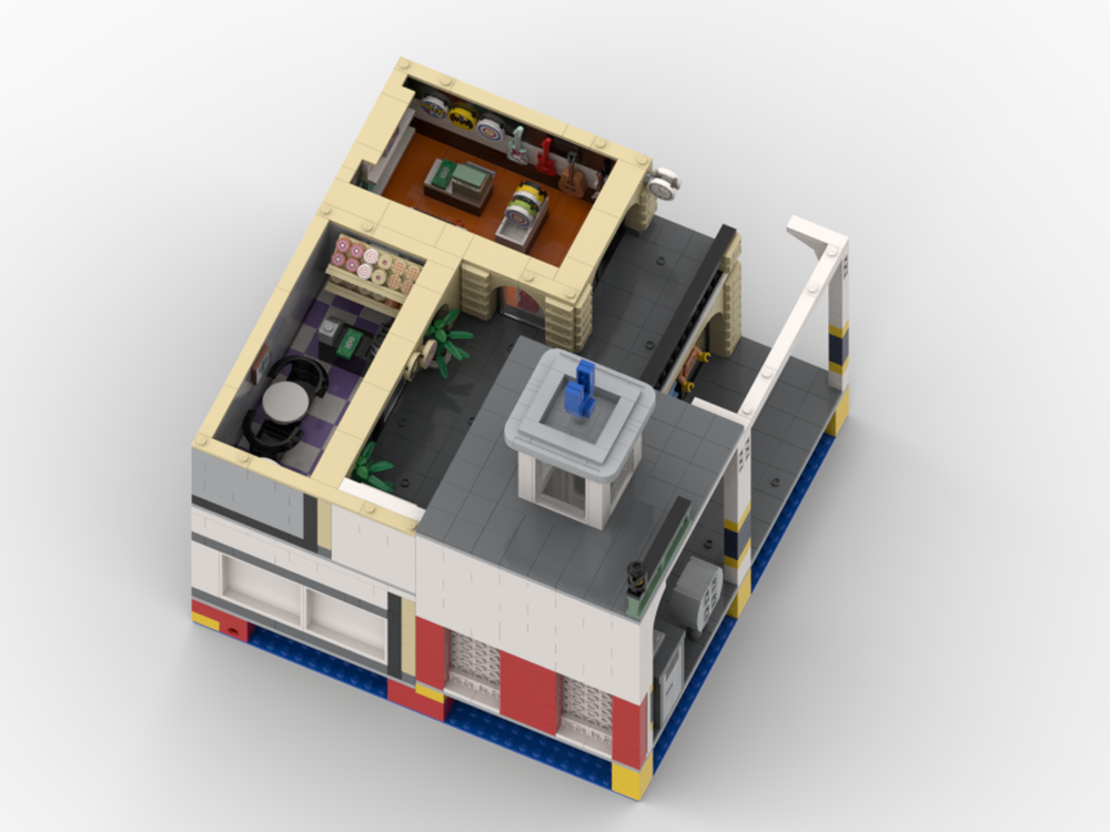Lego Moc Underground Station Module 3 By Legofan21 Rebrickable