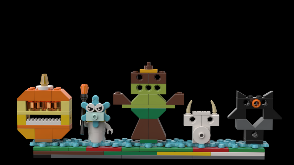 LEGO MOC 11019 Halloween monsters by Lenarex | Rebrickable - Build with ...