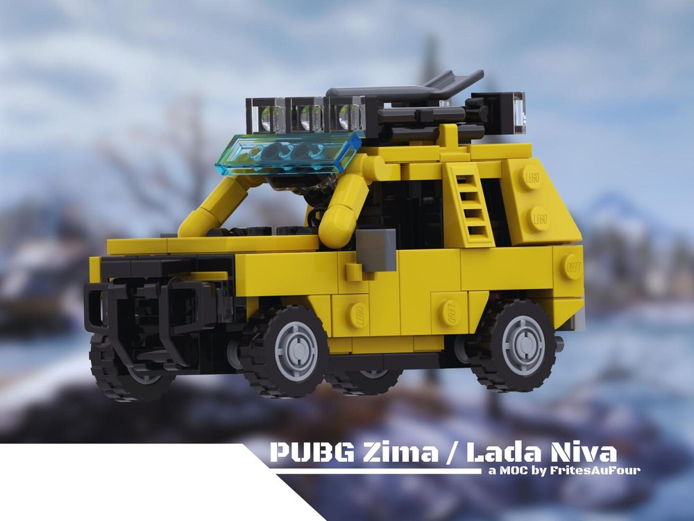 LEGO MOC PUBG ZIMA / LADA NIVA by FritesAuFour | Rebrickable - Build ...