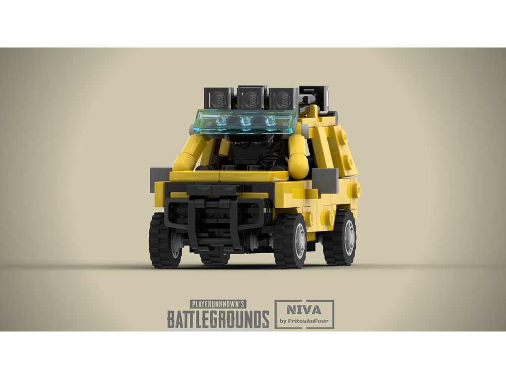 LEGO MOC PUBG ZIMA / LADA NIVA by FritesAuFour | Rebrickable - Build ...