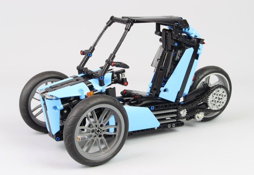 LEGO MOC Leaning Tricycle by Nico71 | Rebrickable - Build with LEGO