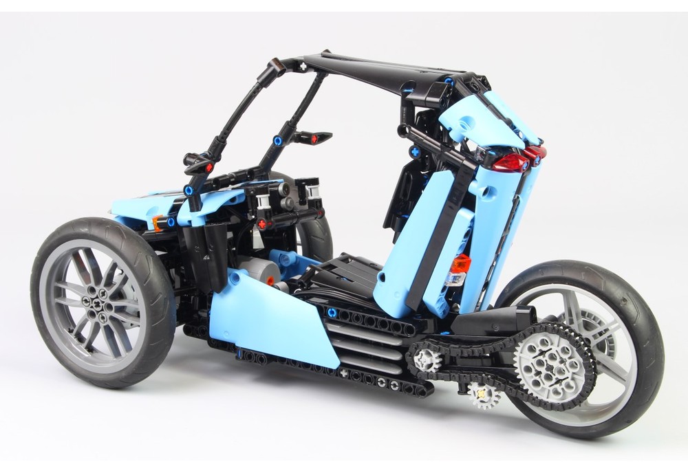 LEGO MOC Leaning Tricycle by Nico71 | Rebrickable - Build with LEGO