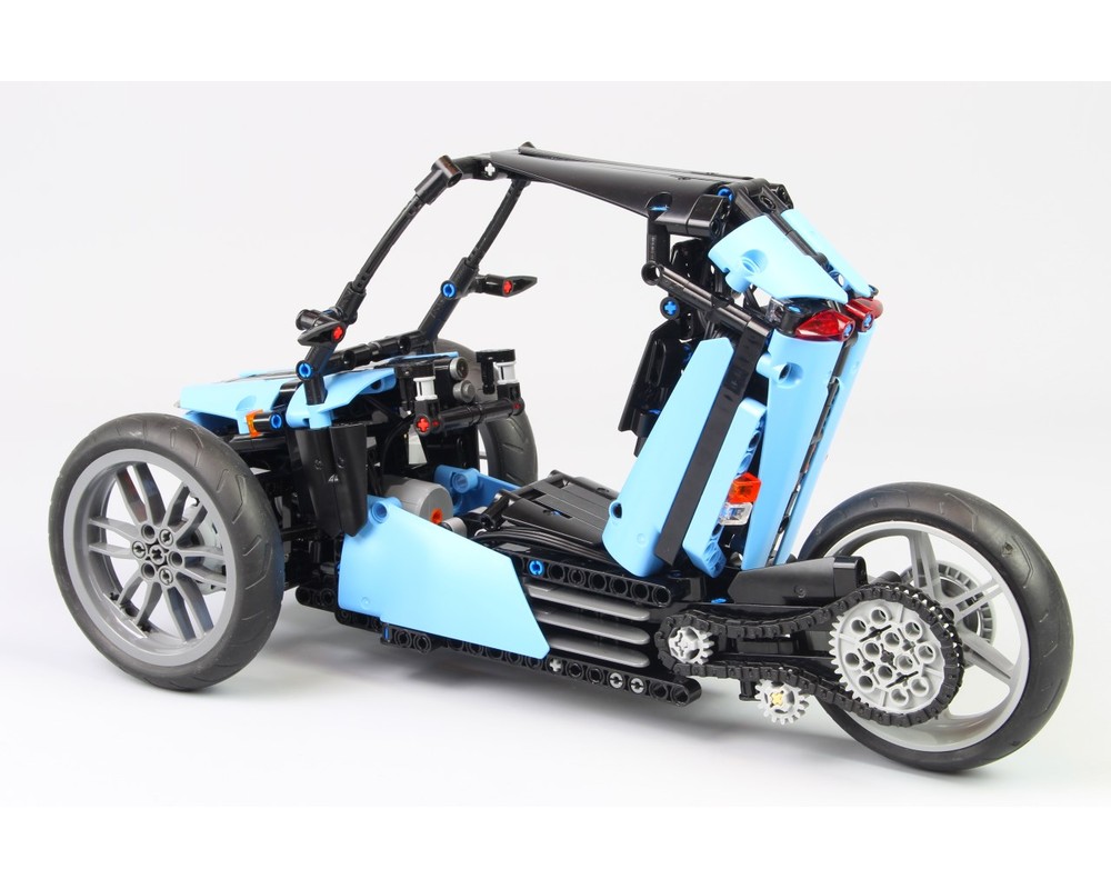 LEGO MOC Leaning Tricycle by Nico71 | Rebrickable - Build with LEGO