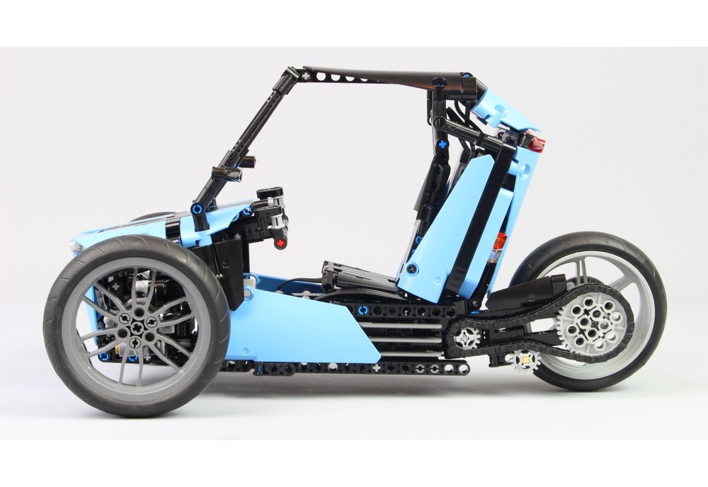 LEGO MOC Leaning Tricycle by Nico71 | Rebrickable - Build with LEGO