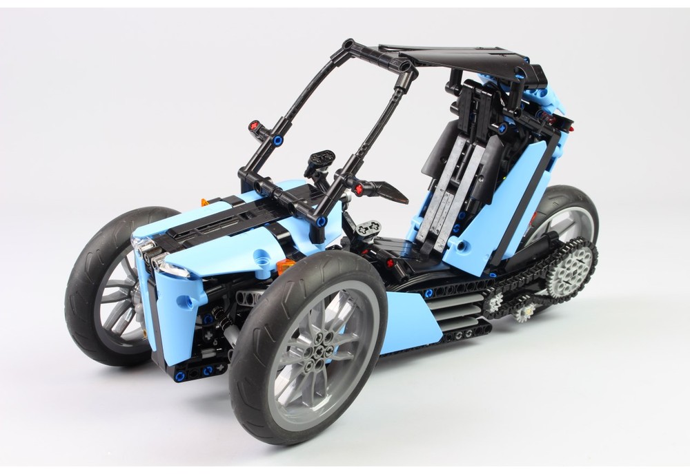 LEGO MOC Leaning Tricycle by Nico71 | Rebrickable - Build with LEGO