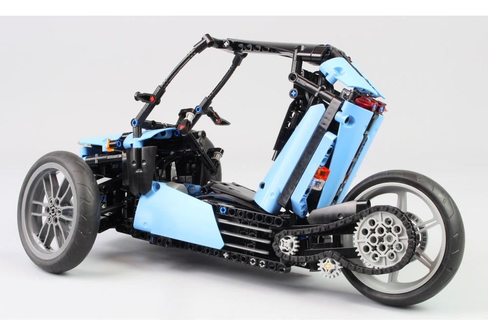 LEGO MOC Leaning Tricycle by Nico71 | Rebrickable - Build with LEGO