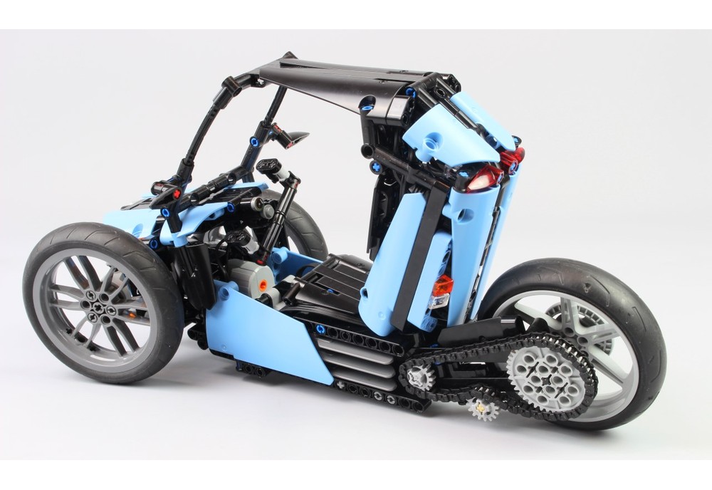 LEGO MOC Leaning Tricycle by Nico71 | Rebrickable - Build with LEGO