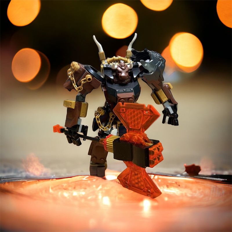 LEGO MOC Minotaur Mech Suit by MechaBrickman | Rebrickable - Build with ...
