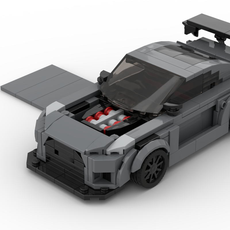 LEGO MOC Liberty Walk Nissan R35 GTR (With Stock Engine) by KazeBricks ...
