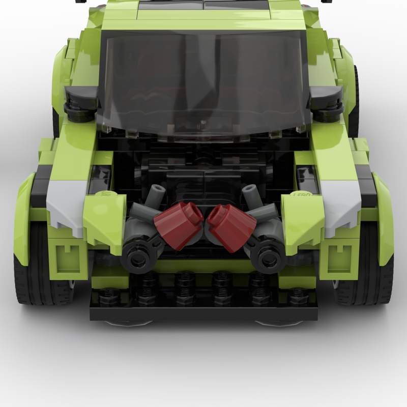 LEGO MOC Liberty Walk Nissan R35 GTR (With Custom Engine) by KazeBricks ...