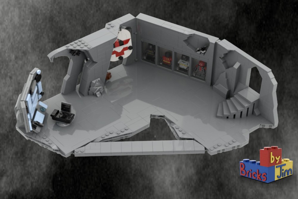 LEGO MOC Batcave Minifigure Display Batcomputer by BricksbyJim ...