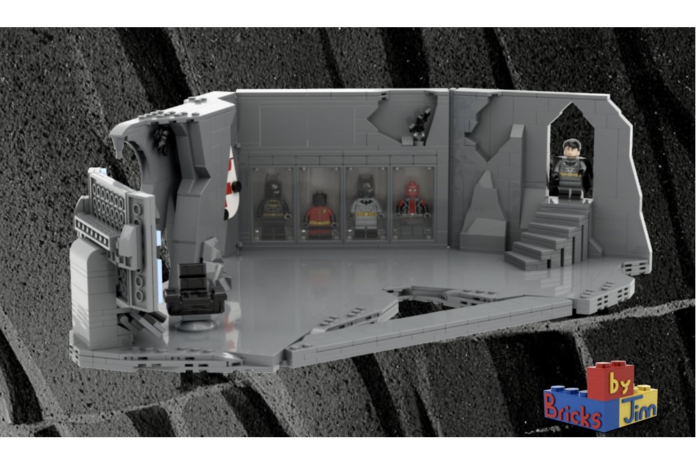 LEGO MOC Batcave Minifigure Display Batcomputer by BricksbyJim ...