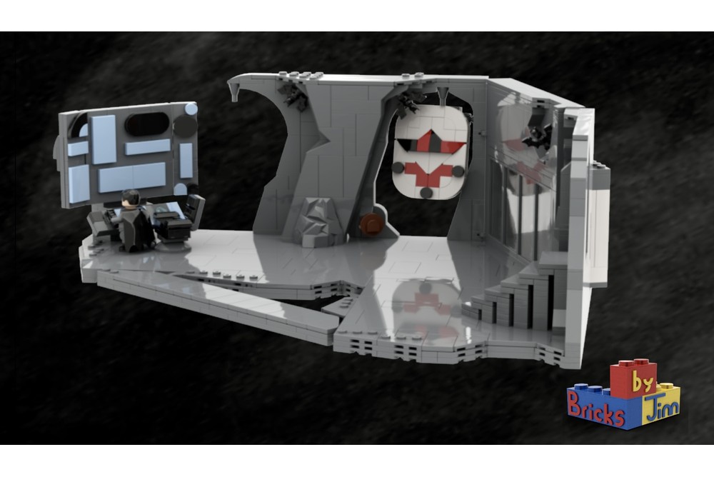 LEGO MOC Batcave Minifigure Display Batcomputer by BricksbyJim ...