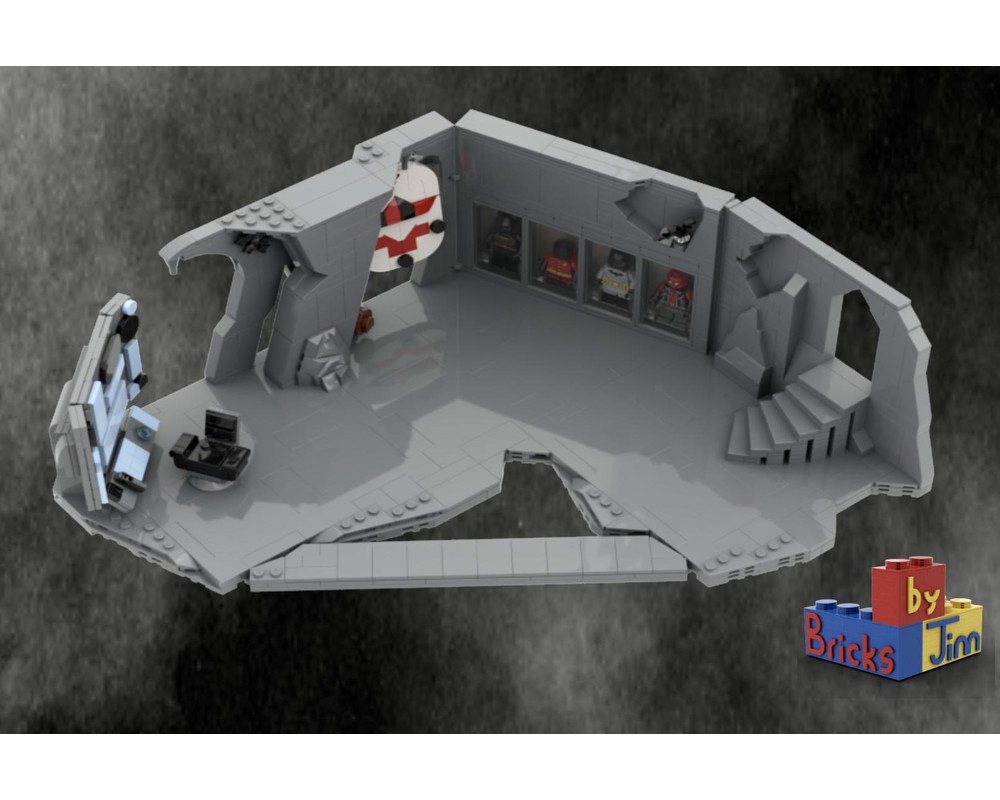 LEGO MOC Batcave Minifigure Display Batcomputer by BricksbyJim ...