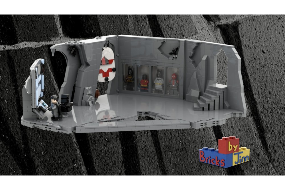 LEGO MOC Batcave Minifigure Display Batcomputer by BricksbyJim ...