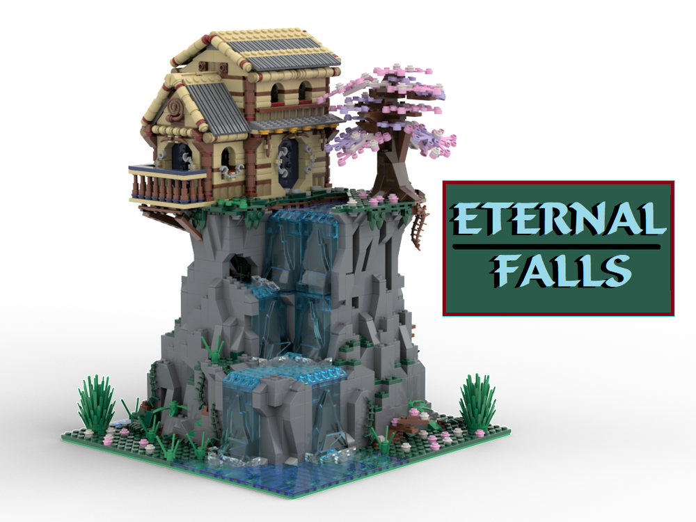 LEGO MOC Eternal Falls by CreationCaravan (Brad Barber) | Rebrickable ...