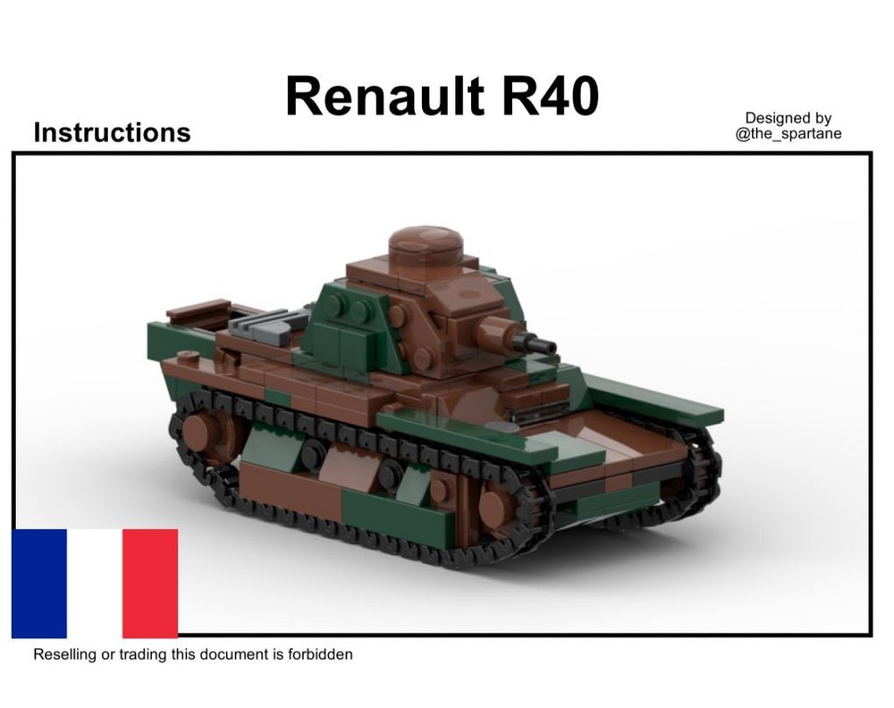 Lego Moc Renault R40 By Spartane Rebrickable Build With Lego