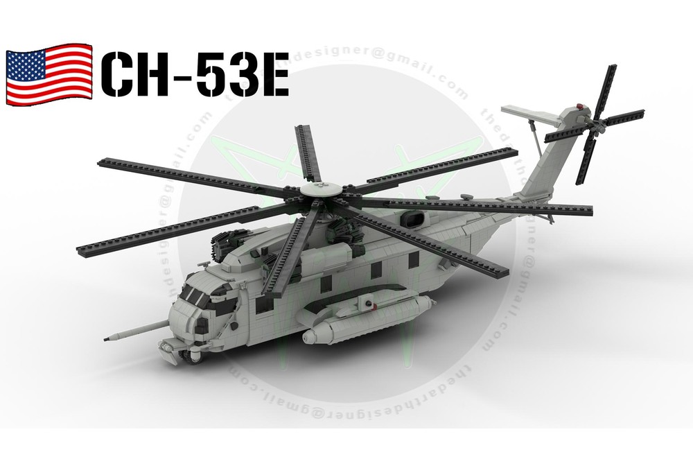 LEGO MOC Sikorsky CH-53E Super Stallion - 1:35 Scale by DarthDesigner ...