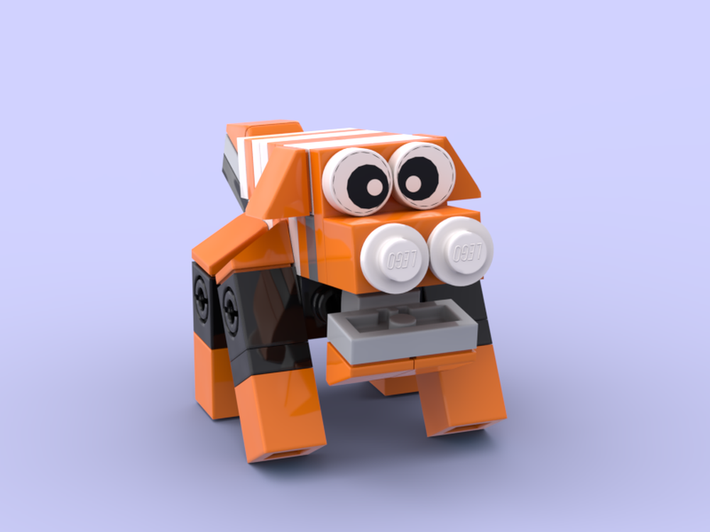 LEGO MOC tiger pig by eric_nunya | Rebrickable - Build with LEGO
