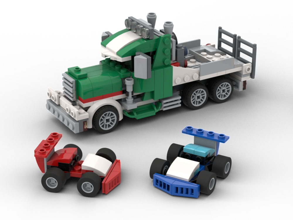 Lego Moc 31113 Octan Service Truck By Hoppepe Rebrickable Build
