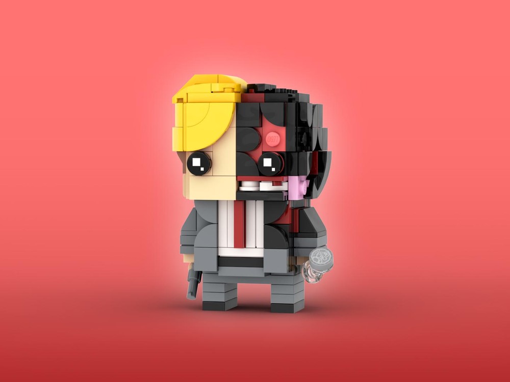 Lego Moc Two Face Brickheadz Lego Moc The Dark Knight By Eugenio