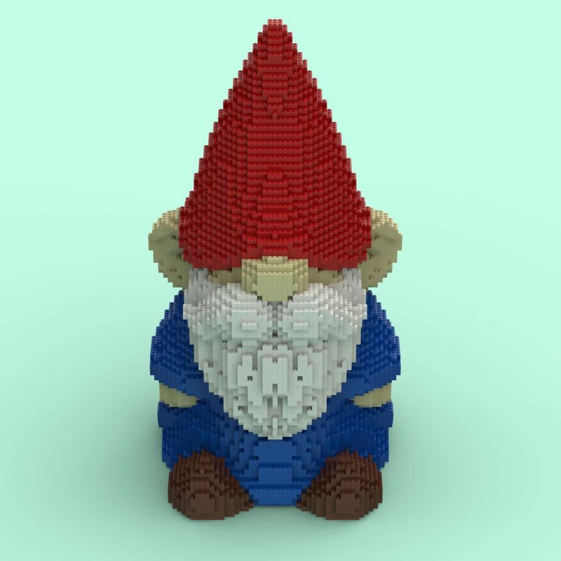 LEGO MOC Garden Gnome by otterbournelego | Rebrickable - Build with LEGO