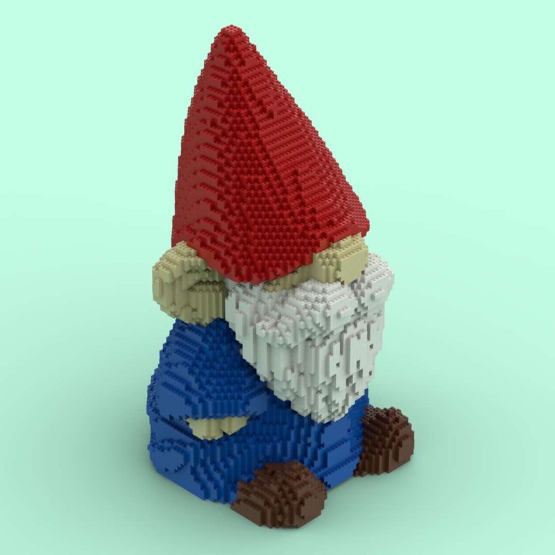 LEGO MOC Garden Gnome by otterbournelego | Rebrickable - Build with LEGO