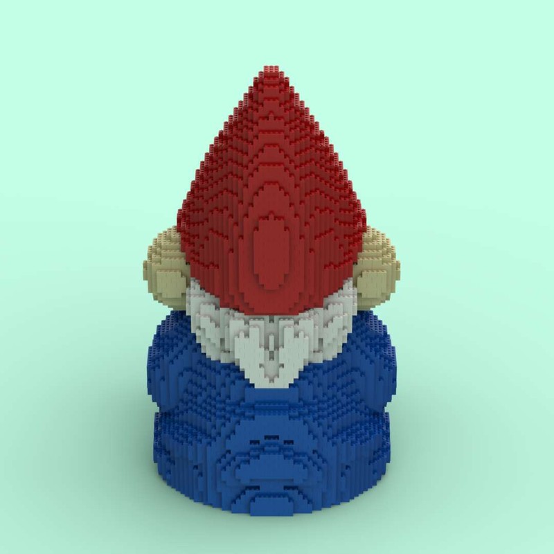 LEGO MOC Garden Gnome by otterbournelego | Rebrickable - Build with LEGO