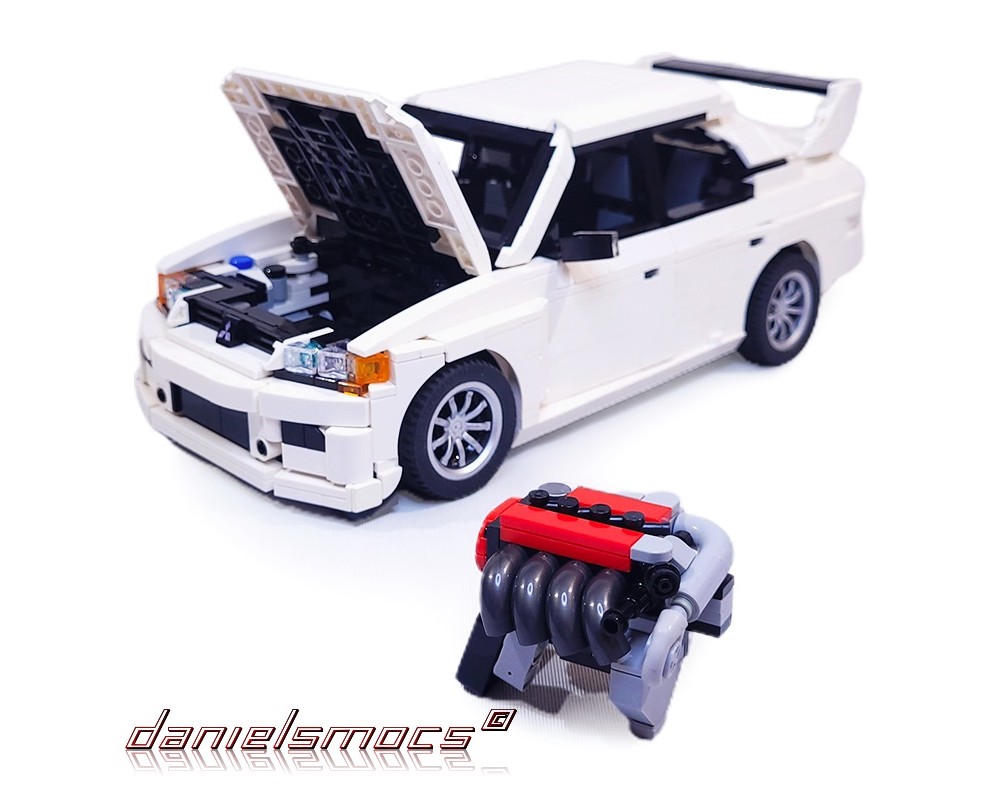 Lego Moc Mitsubishi Lancer Evo By Danielsmocs Rebrickable Build