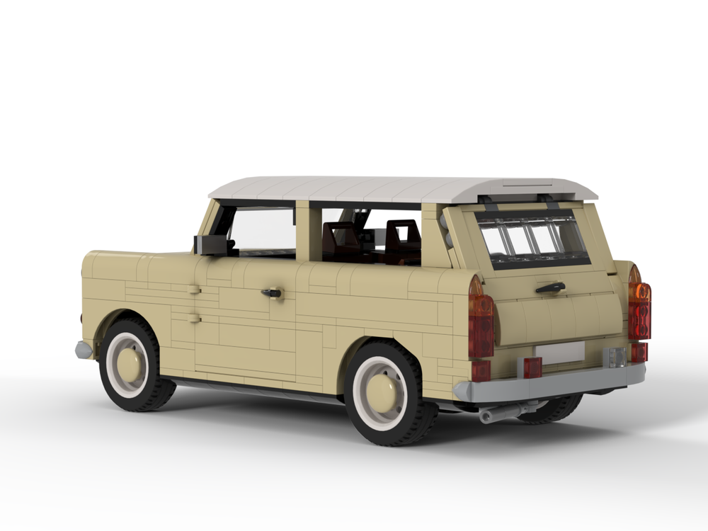 LEGO MOC Trabant 601 Station Wagon by Linse | Rebrickable - Build with LEGO