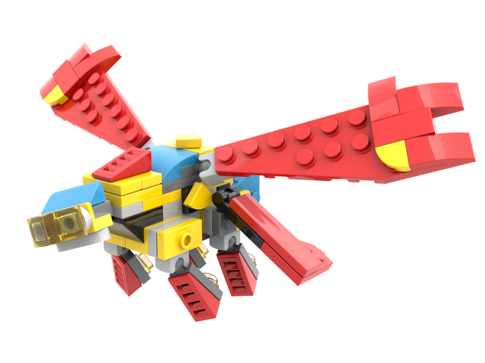 LEGO MOC Flying piggy-mech by Adrianucho | Rebrickable - Build with LEGO